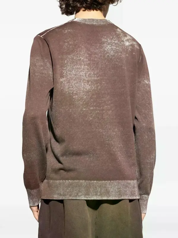 DIESEL® Logo-embroidered Sweater
