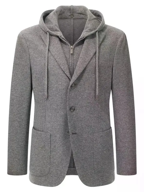Boggi Milano Madison Hooded Blazer