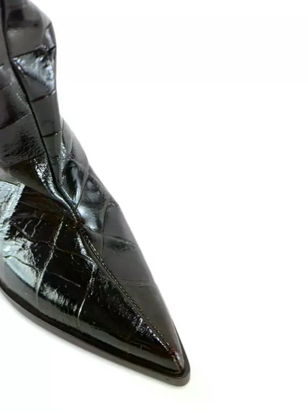 NOTABENE 60mm Yolanda Crocodile-effect Boots