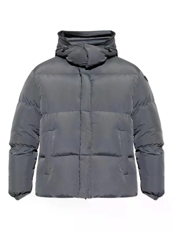 DIESEL® Quilted Down Jacket With Viraloff® Taslan - Grey