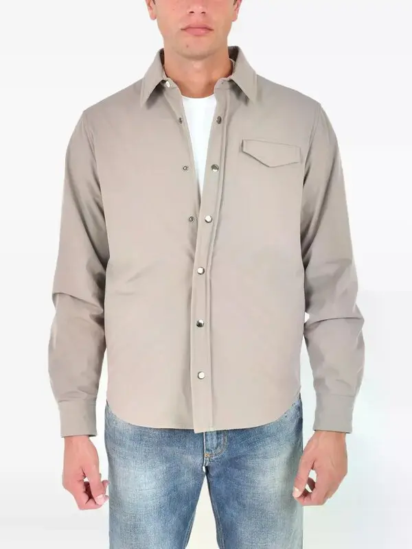 DRUMOHR Front-pocket Overshirt - Neutrals