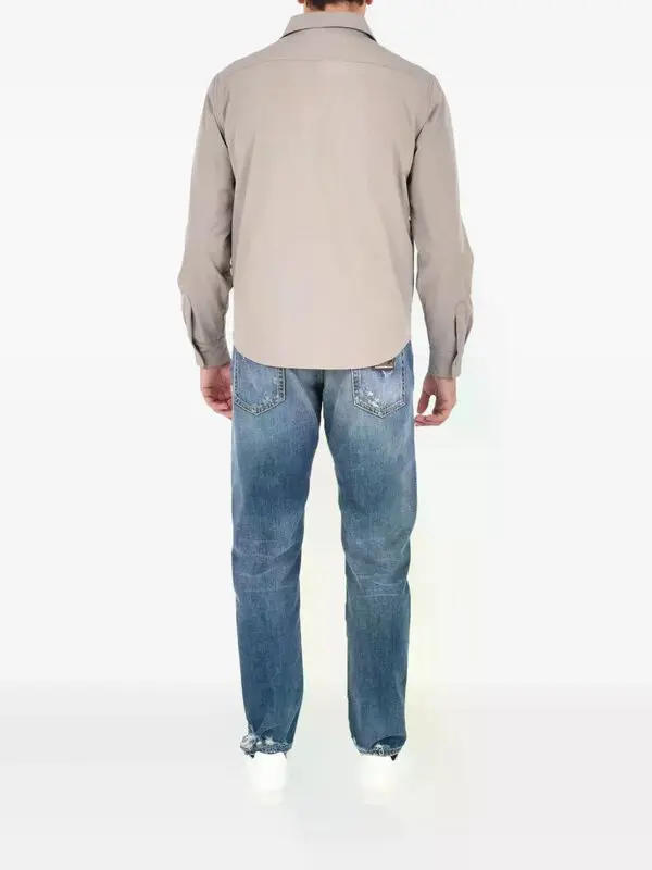 DRUMOHR Front-pocket Overshirt - Neutrals
