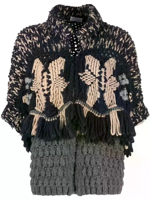 Brunello Cucinelli Drop-shoulder Cashmere Cardigan