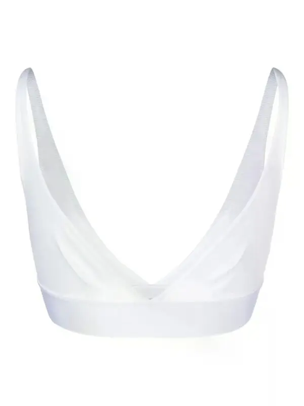 Palm Angels Logo-trim Triangle Bra