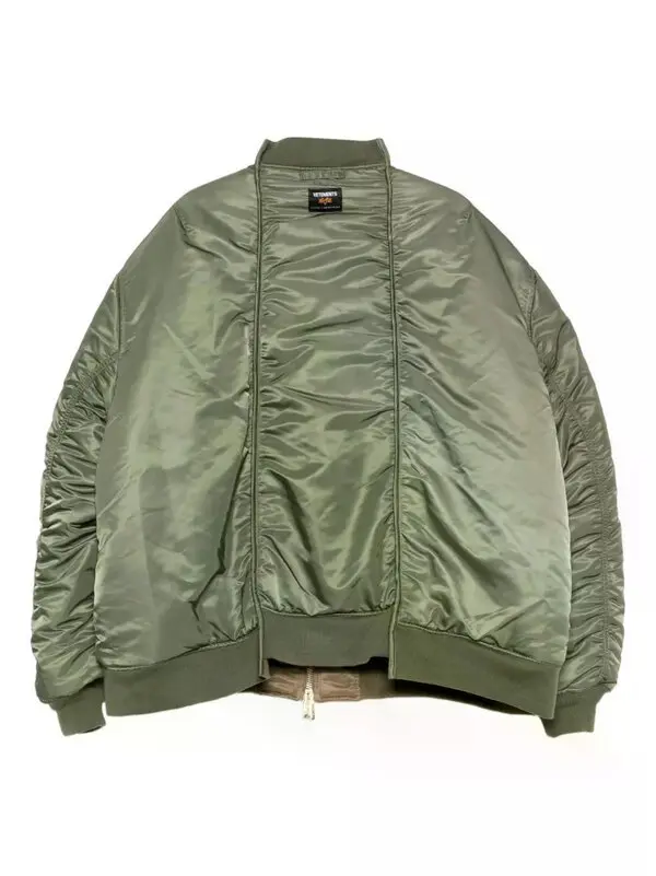 Vetements Logo-embroidered Bomber Jacket