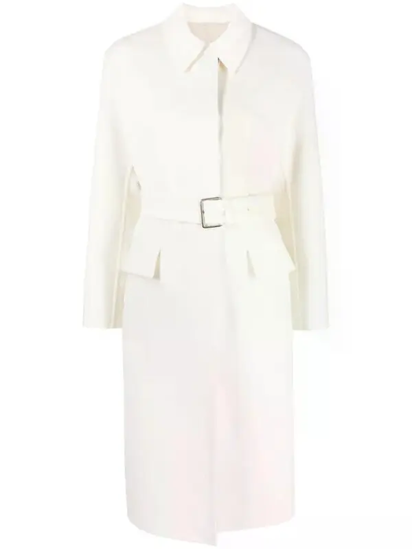Brunello Cucinelli Single-breasted Belted Coat