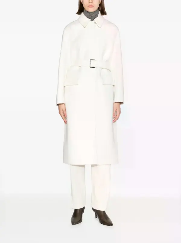 Brunello Cucinelli Single-breasted Belted Coat