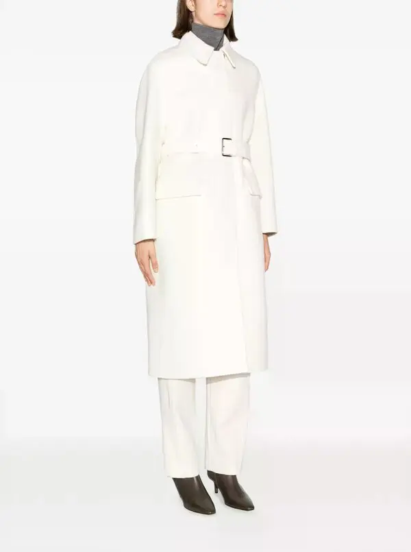 Brunello Cucinelli Single-breasted Belted Coat