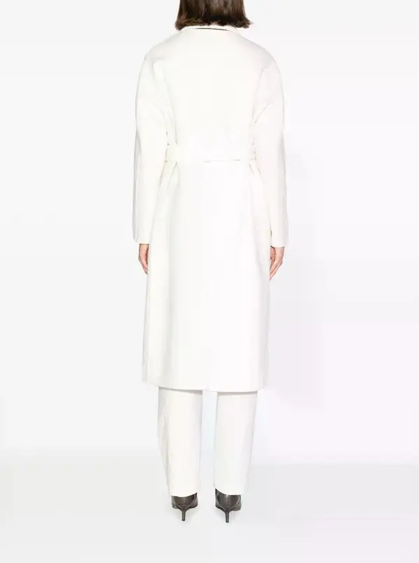 Brunello Cucinelli Single-breasted Belted Coat
