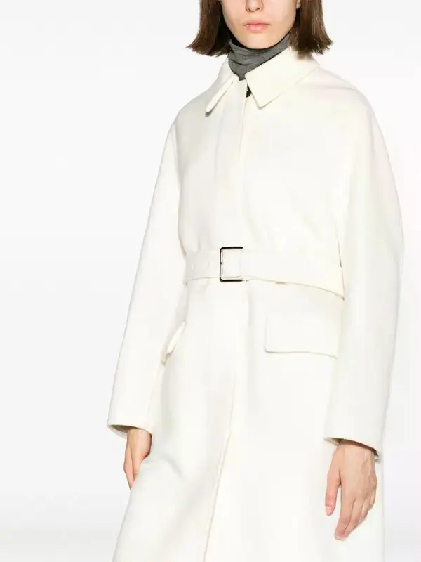 Brunello Cucinelli Single-breasted Belted Coat