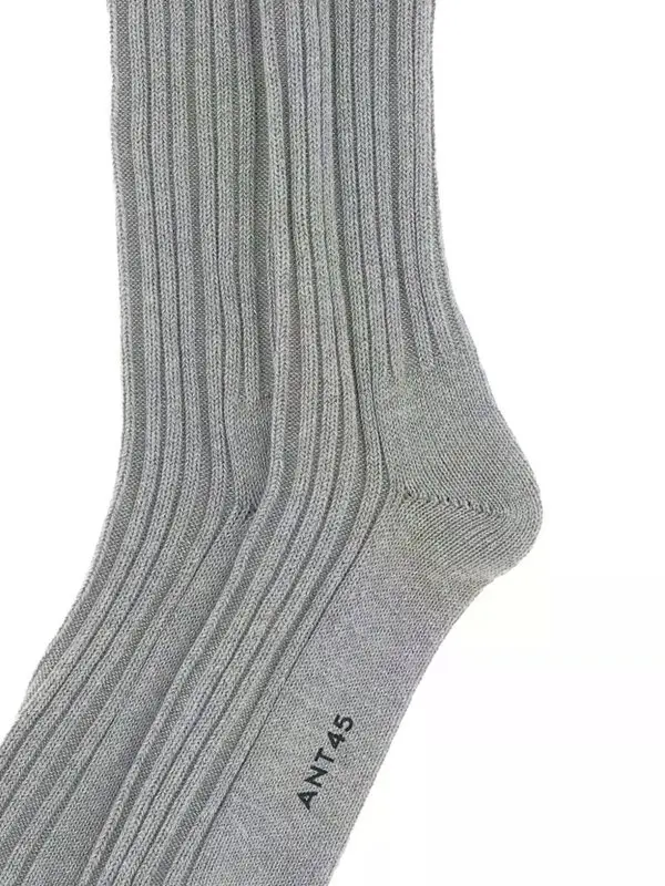 ANT45 Knee-high Ribbed Socks