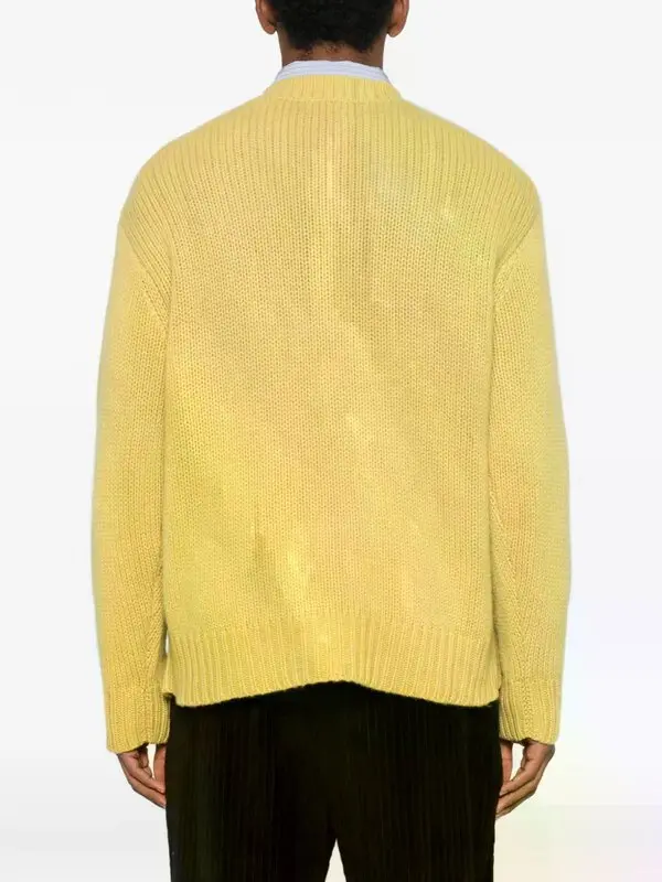Le Kasha Ribbed Knit Crew Neck Sweater