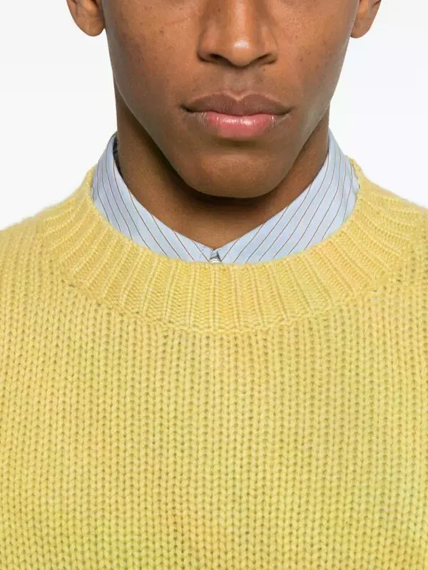 Le Kasha Ribbed Knit Crew Neck Sweater