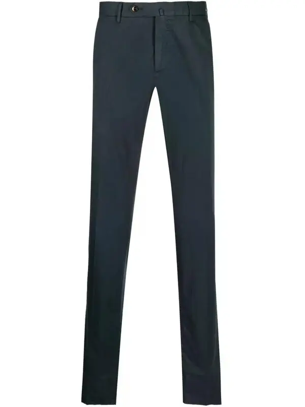 PT TORINO Slim-cut Chino Trousers - Blue