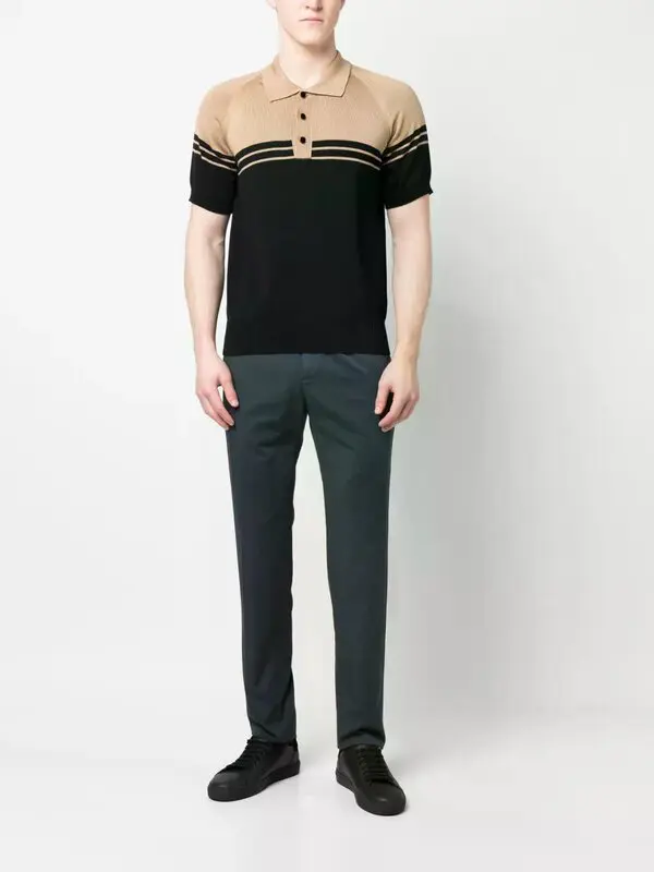 PT TORINO Slim-cut Chino Trousers - Blue