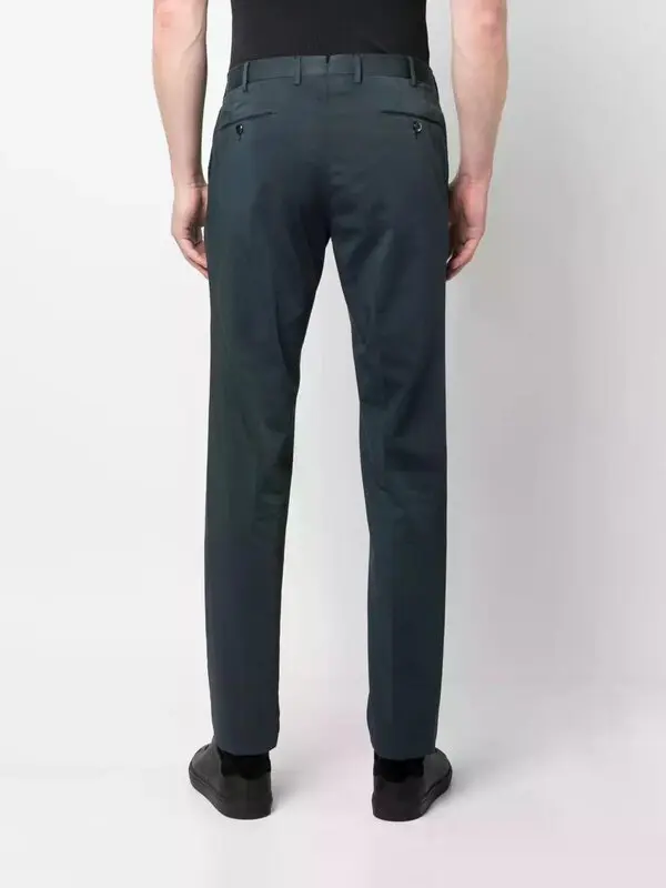 PT TORINO Slim-cut Chino Trousers - Blue