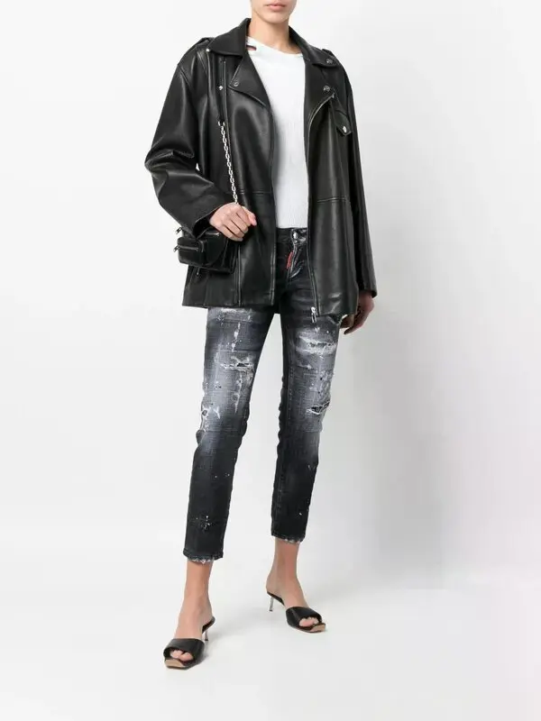 Dsquared2 Jennifer Cropped Skinny Jeans