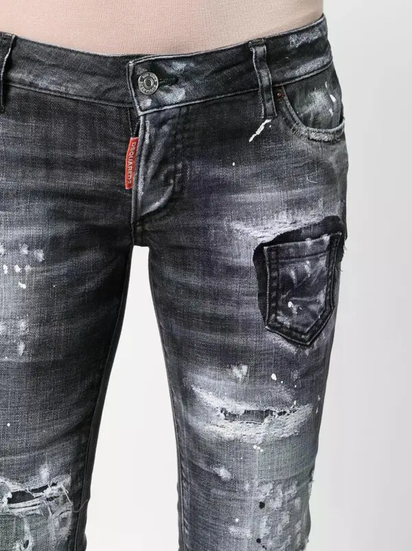 Dsquared2 Jennifer Cropped Skinny Jeans