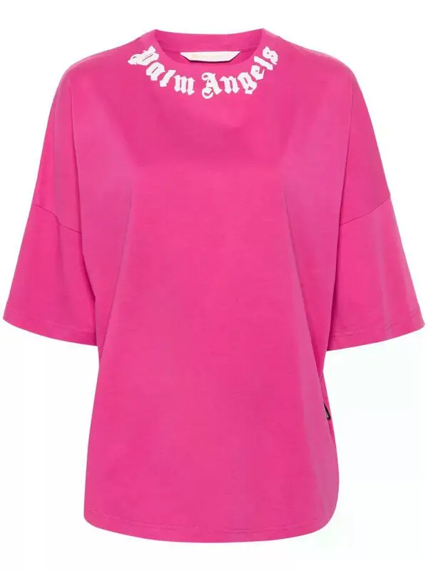 Palm Angels Logo-print Cotton T-shirt