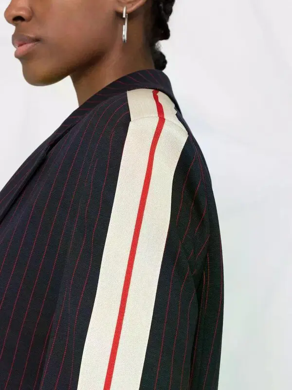 Palm Angels Striped Single-breasted Blazer