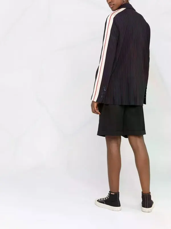 Palm Angels Striped Single-breasted Blazer