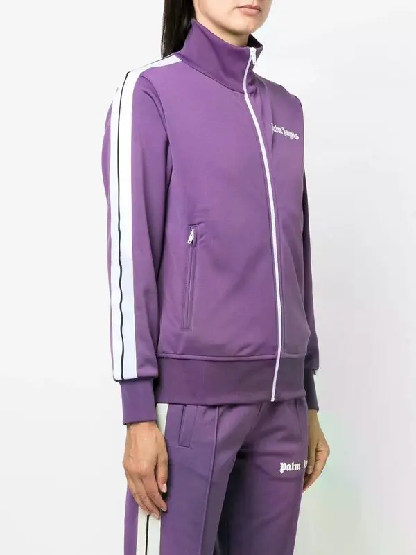 Palm Angels Logo-print Track Jacket - Purple