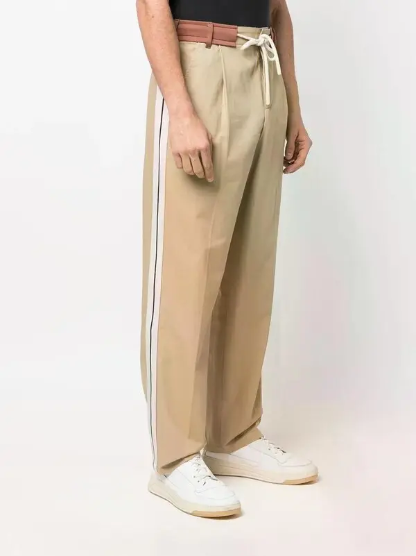 Palm Angels Drawstring Side Stripe Track Pants