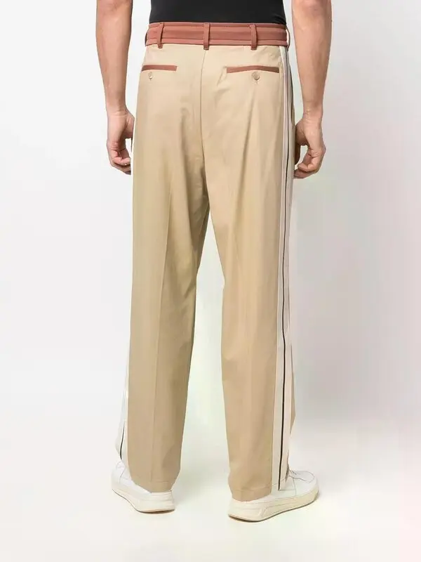 Palm Angels Drawstring Side Stripe Track Pants
