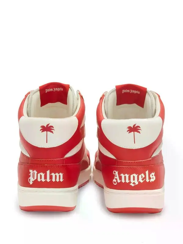 Palm Angels University High-top Leather Sneakers