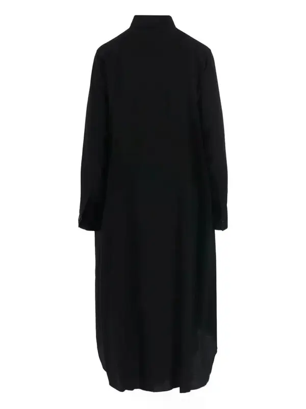 Y’s Buttoned Midi Shirt Dress