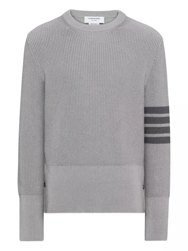 Thom Browne Cardigan Stitch 4-bar Pullover