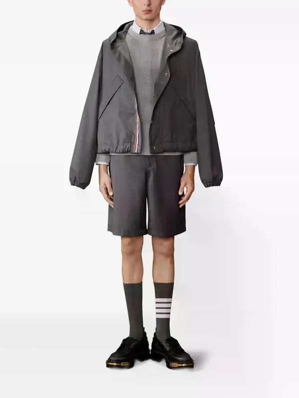 Thom Browne Cardigan Stitch 4-bar Pullover