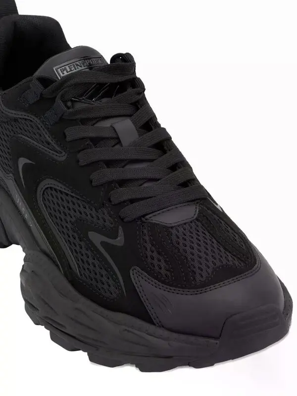 PLEIN SPORT Pulse X Mesh Sneakers - Black