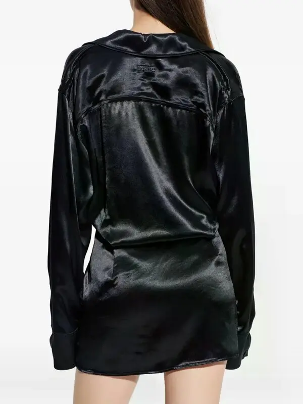 Attico Buttoned Mini Dress