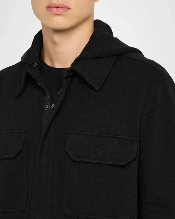 Simkhai Travis Hooded Shirt Jacket