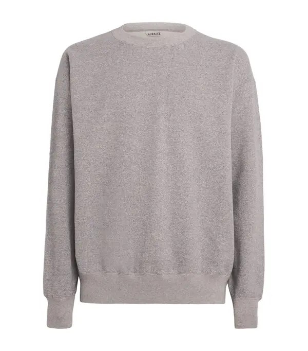 Auralee Cotton Smooth Soft Sweatshirt