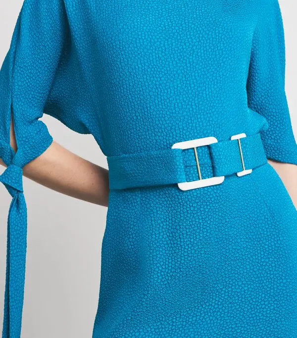 EDELINE LEE Jacquard Belted Midi Dress