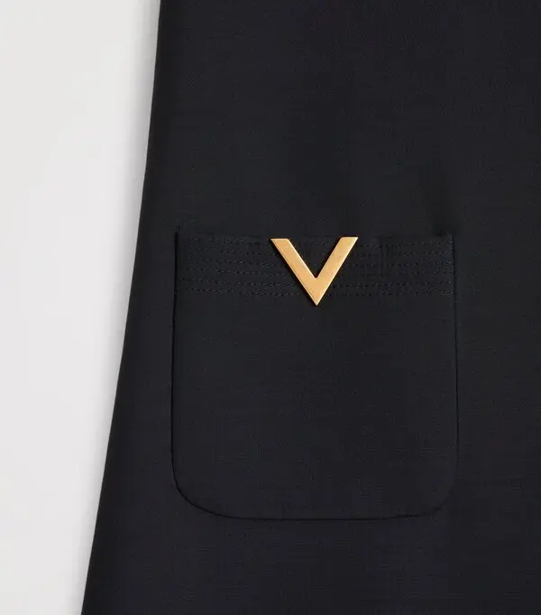 Valentino Garavani Crepe A-line Mini Dress