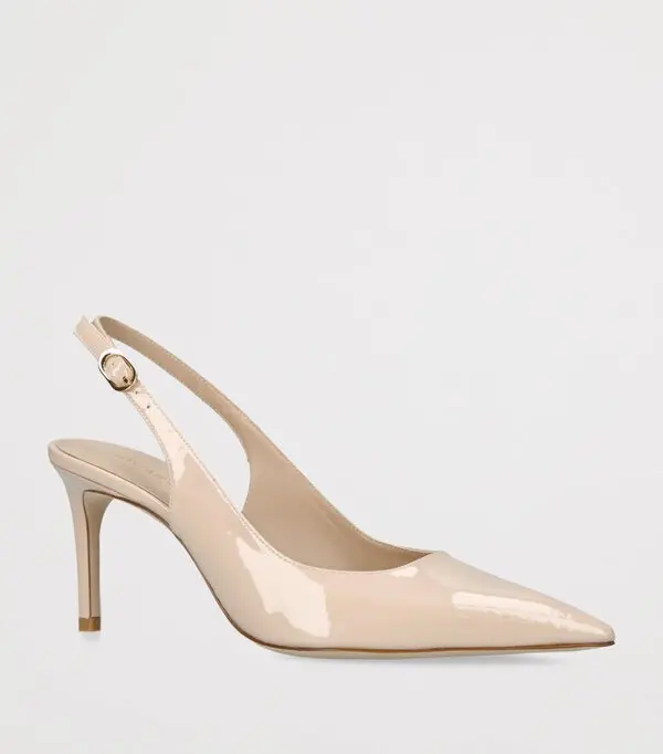 STUART WEITZMAN Slingback Heels - Beige