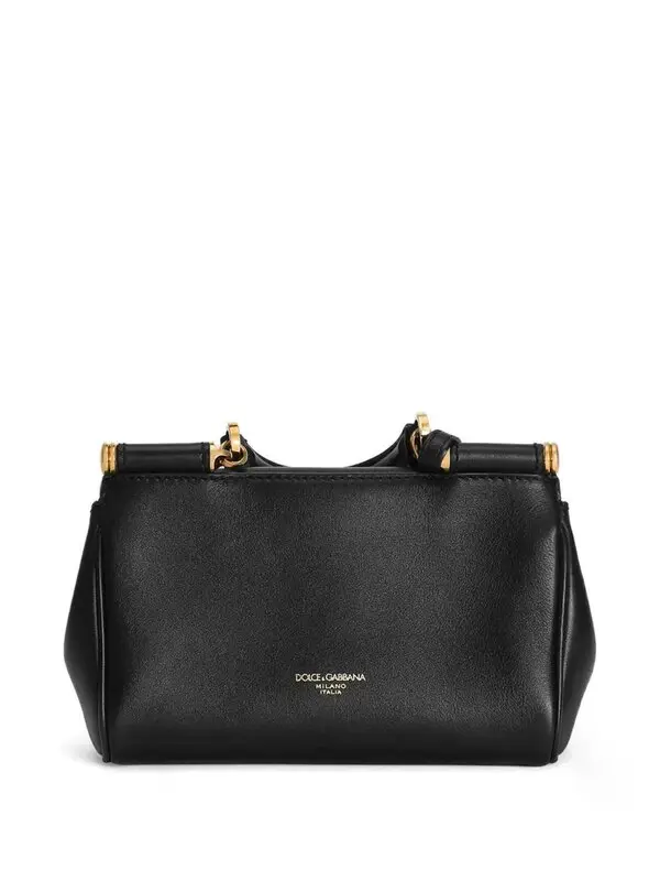 Dolce & Gabbana Mini Sicily Shoulder Bag - Black