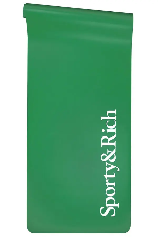 SPORTY & RICH Serif Logo Yoga Mat - Alpine