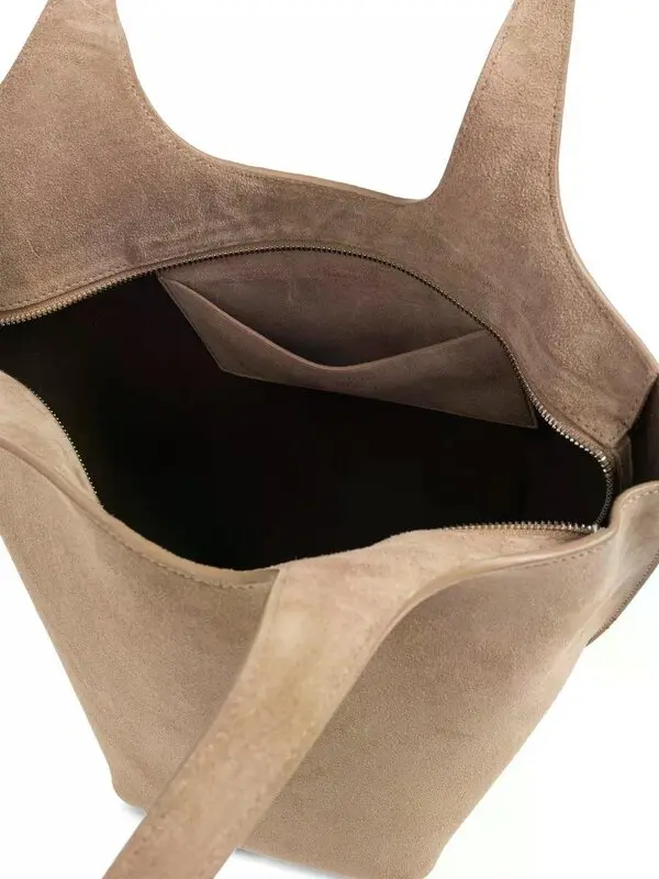 Attico La Scoop Shoulder Bag - Neutrals