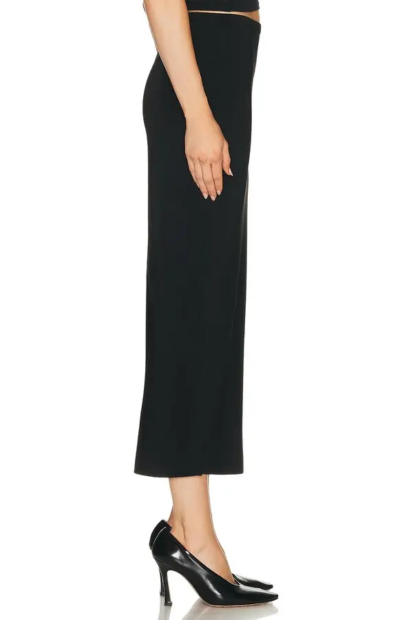 HIGH SPORT Long Lawton Skirt - Black