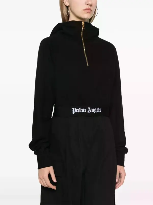 Palm Angels Logo Underband Hoodie