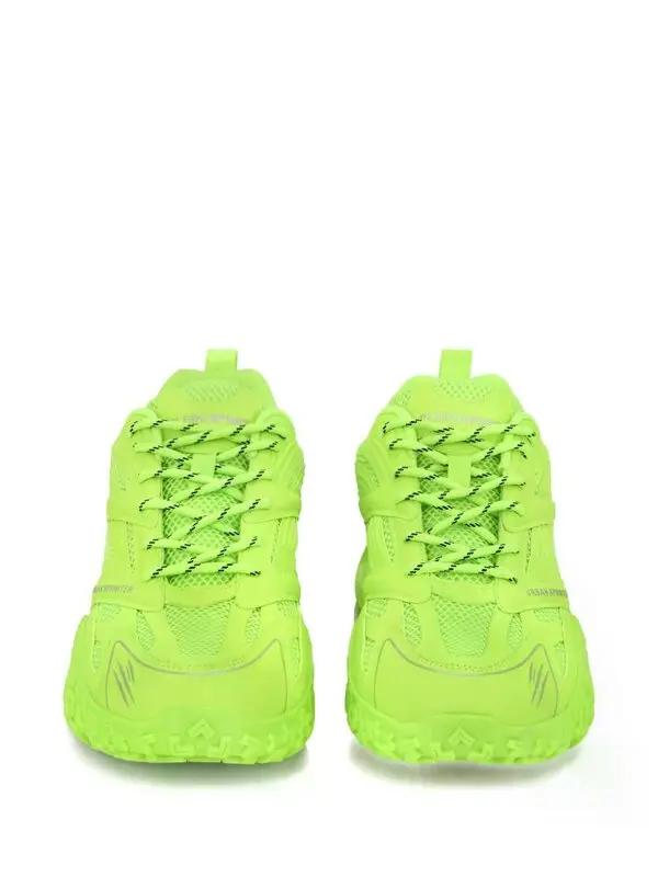 PLEIN SPORT Urban Sprinter Mesh Sneakers - Yellow