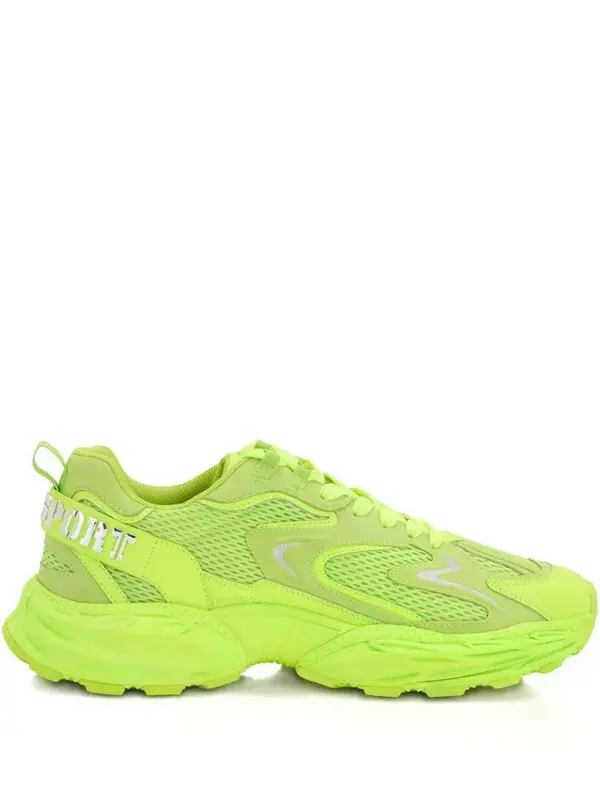 PLEIN SPORT Pulse X Mesh Sneakers - Yellow
