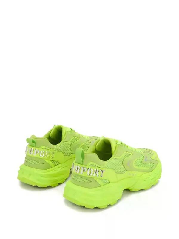 PLEIN SPORT Pulse X Mesh Sneakers - Yellow
