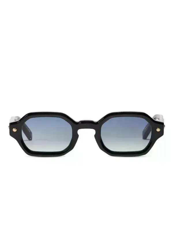 JOHN DALIA Geometric Studded Sunglasses