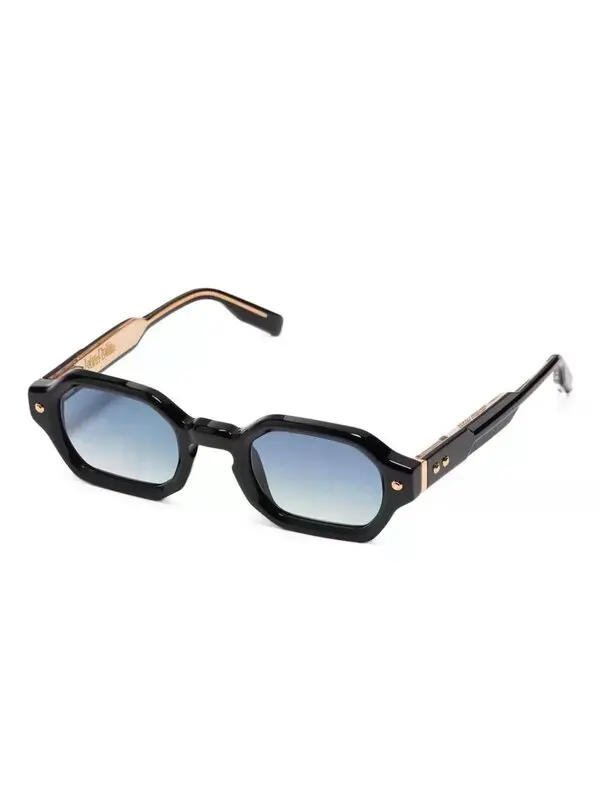 JOHN DALIA Geometric Studded Sunglasses