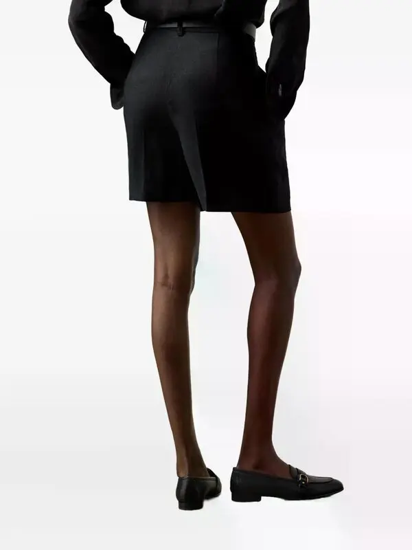 Ralph Lauren Pleated Linen Tailored Shorts